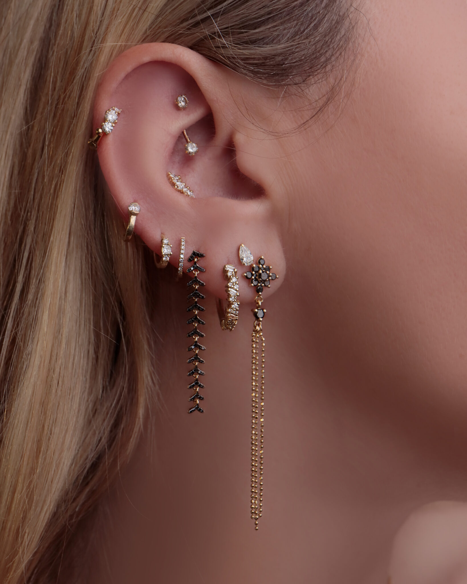 Cara Huggie - Malka Jewelry