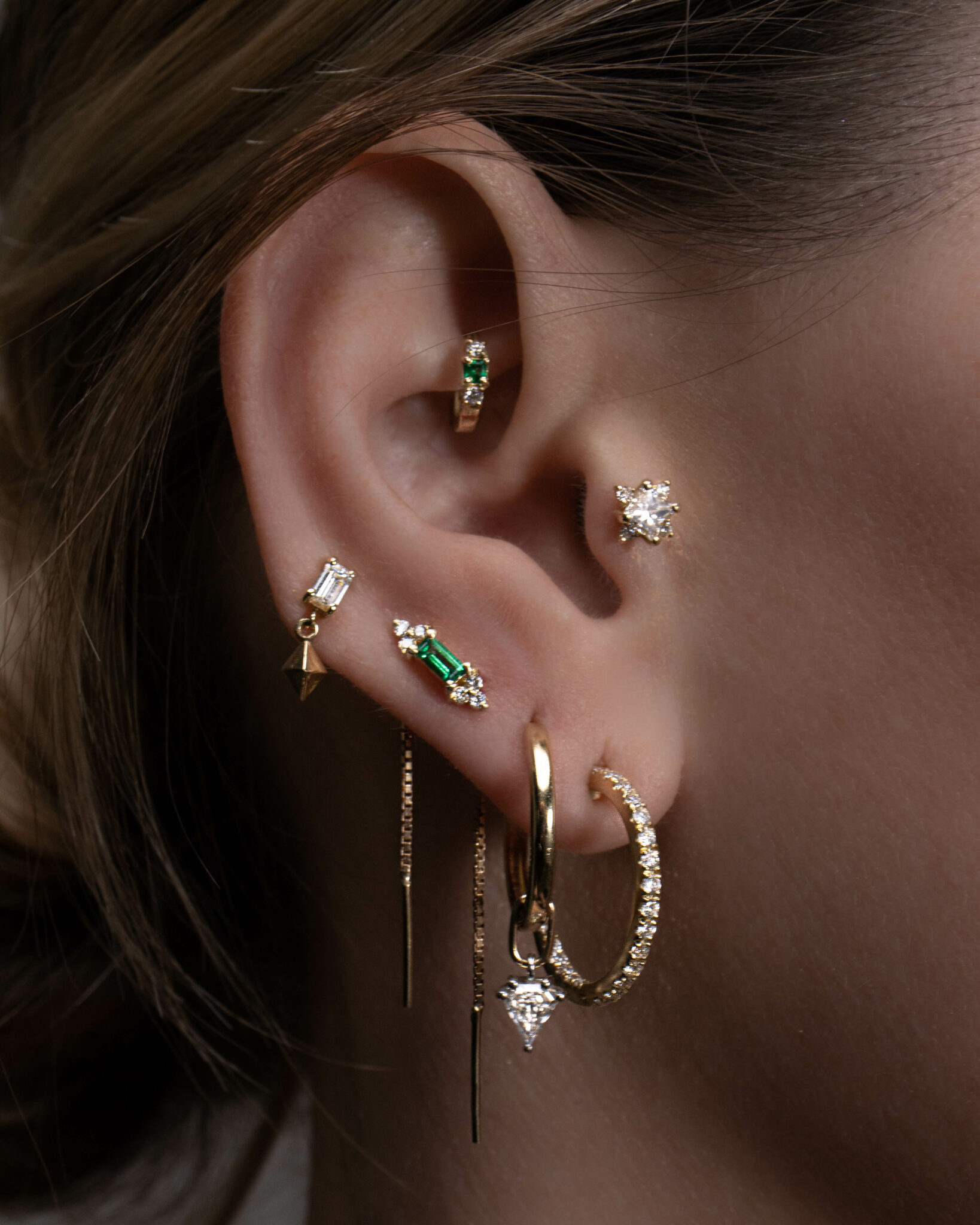 Piercings design - The art of curating your ear piercings - Malka Jewelry