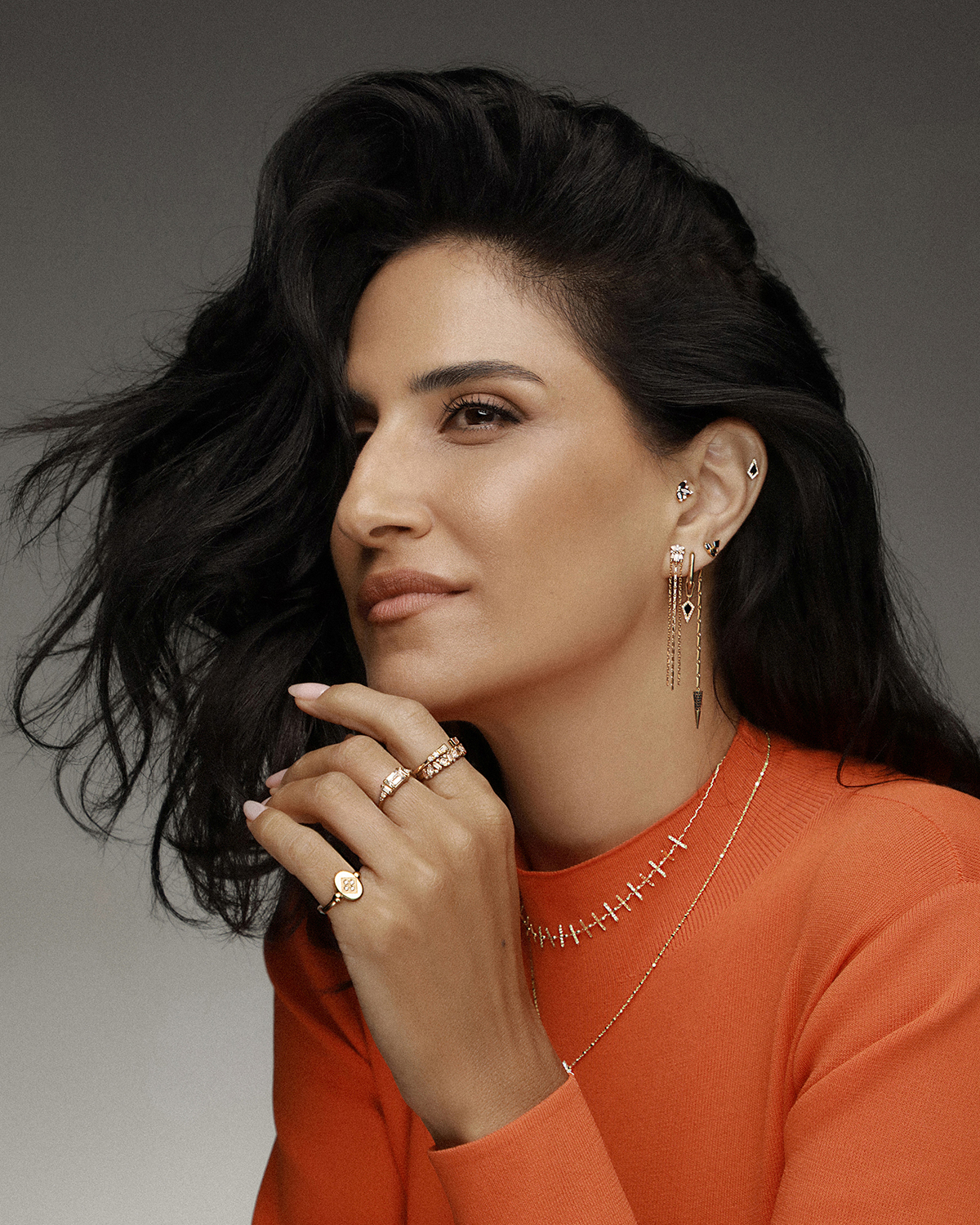 Annabel Ring in Diamonds - Malka Jewelry