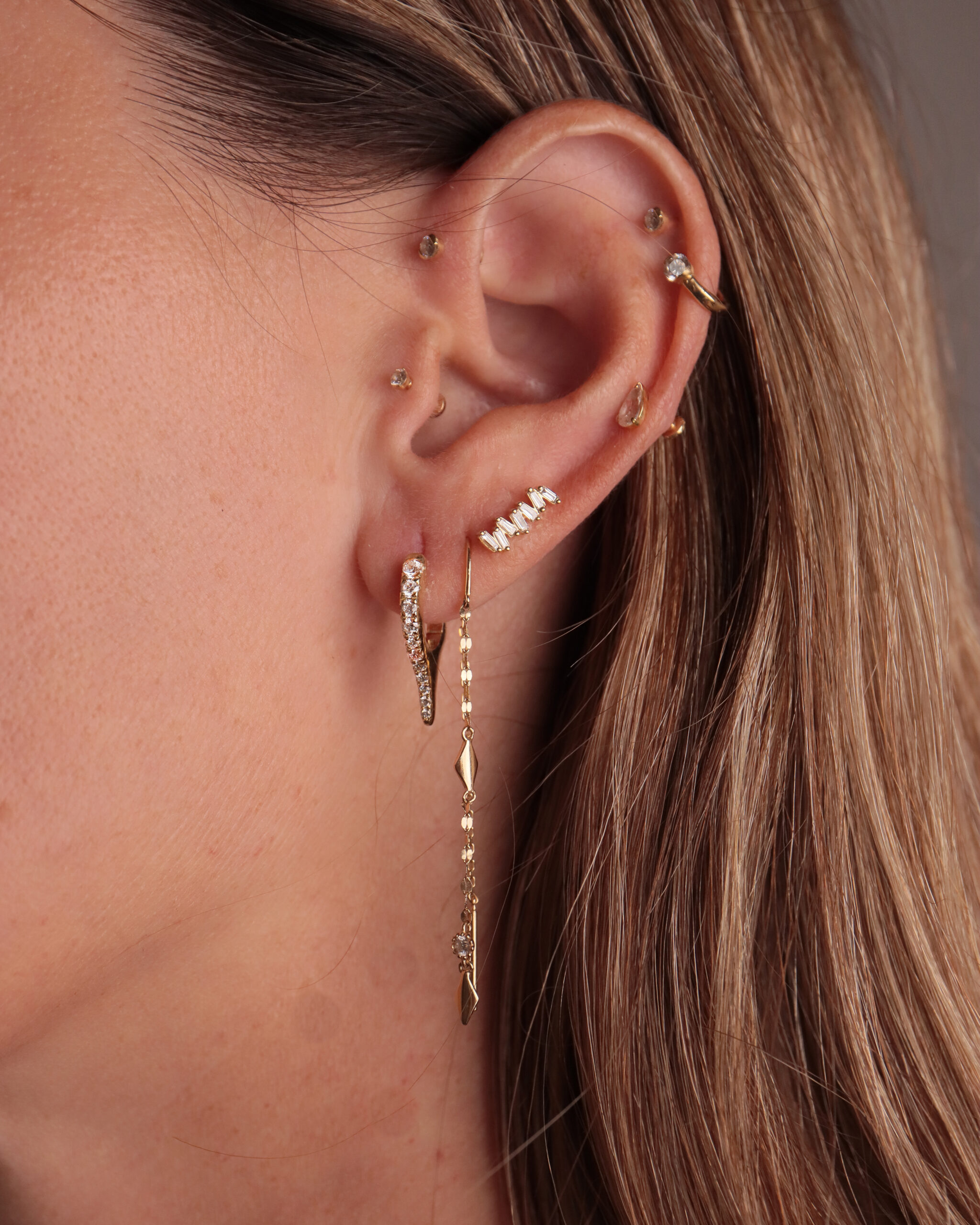 Victoria Hoop - Malka Jewelry