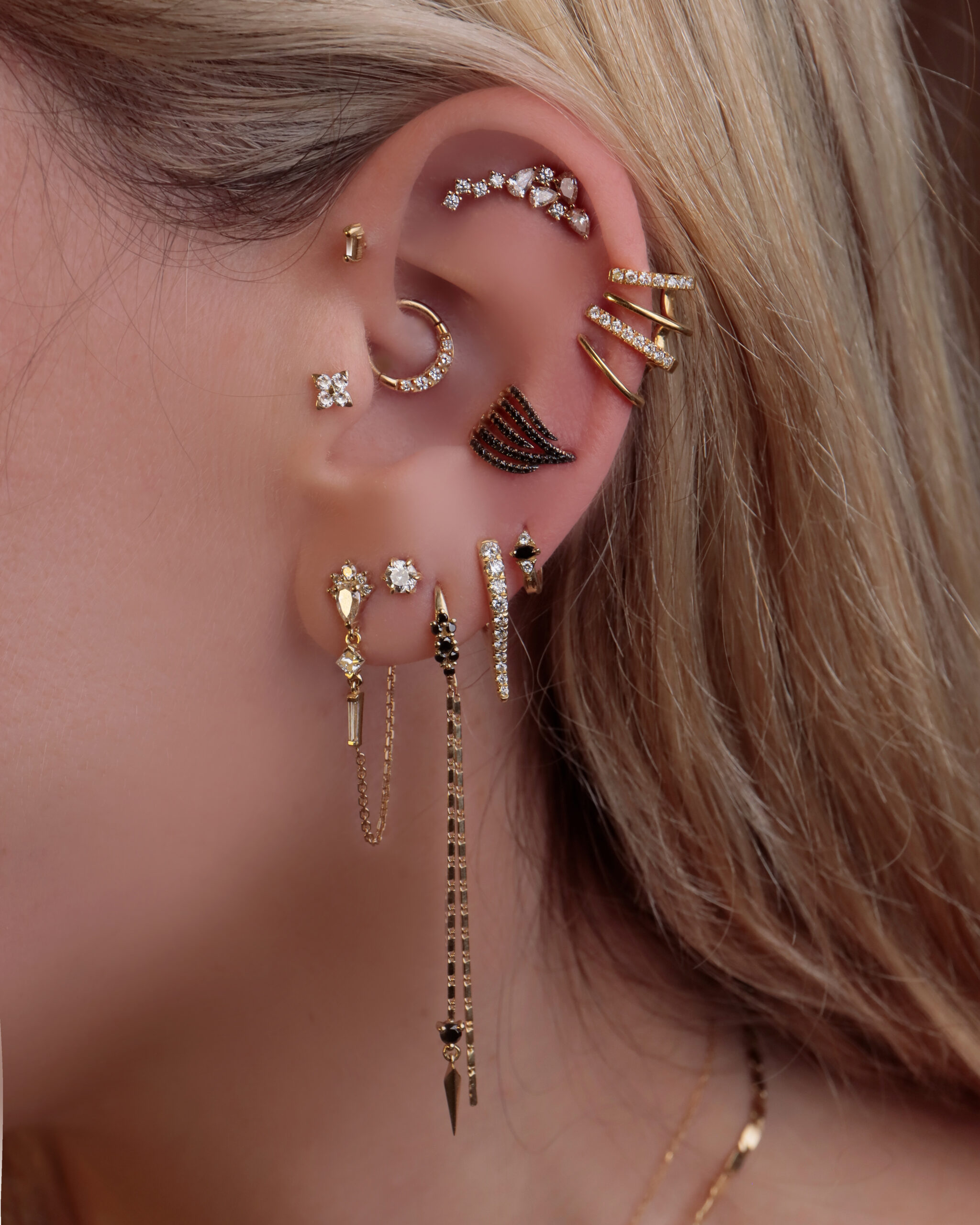 Victoria Hoop - Malka Jewelry