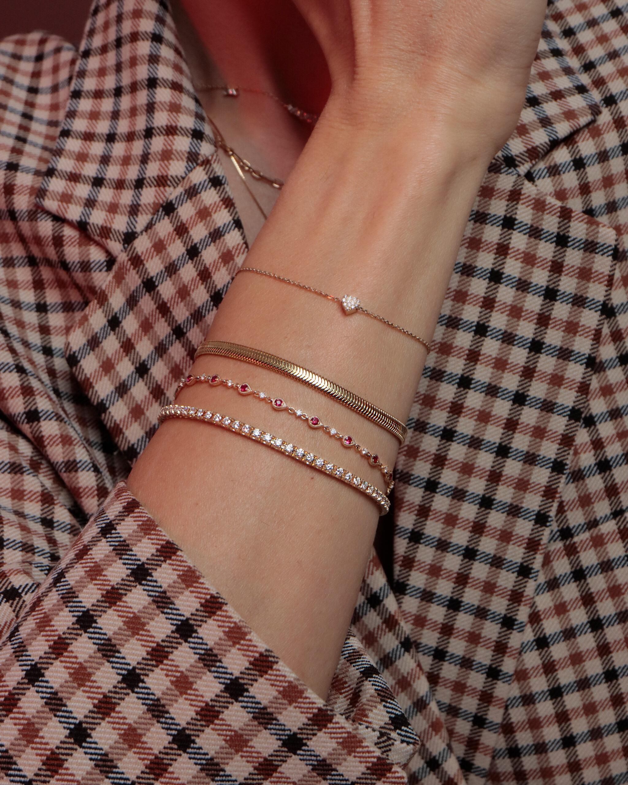 Diamond Tennis Bracelet M - Malka Jewelry